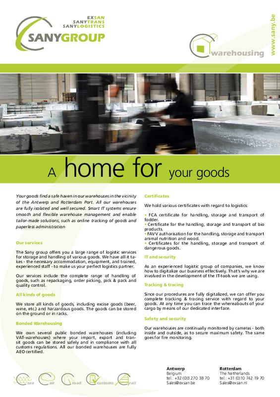 Warehousing – Transport & Logistics