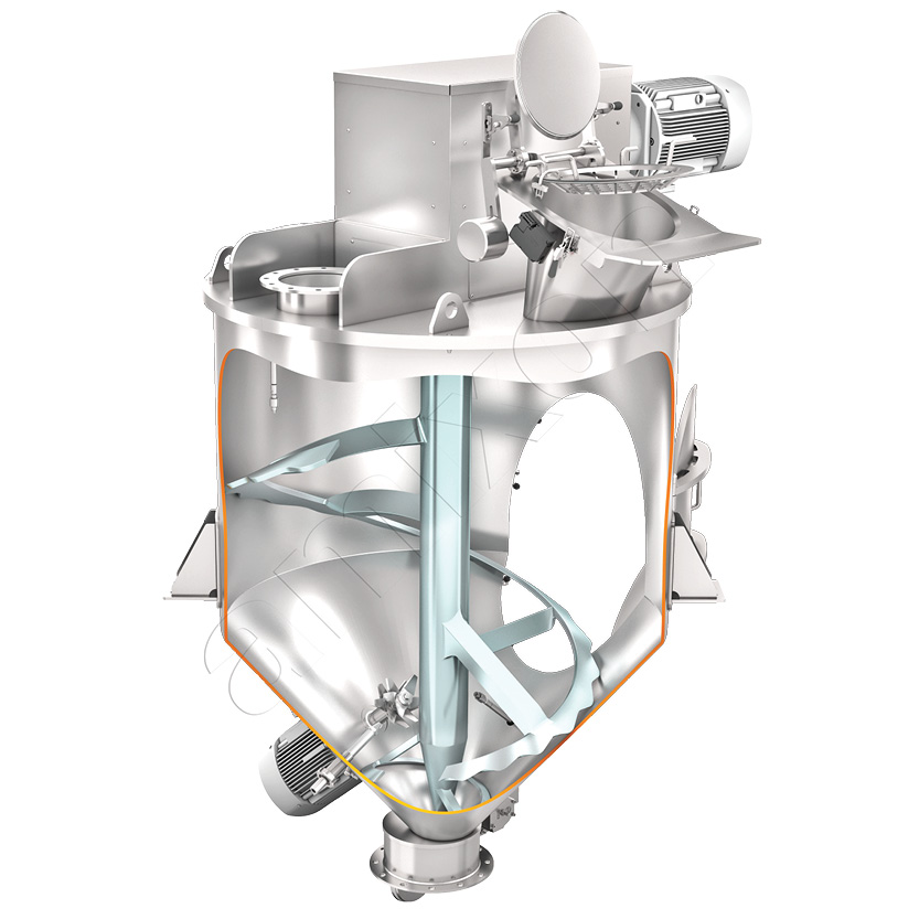 Vertical cone mixer – Solids Rotterdam