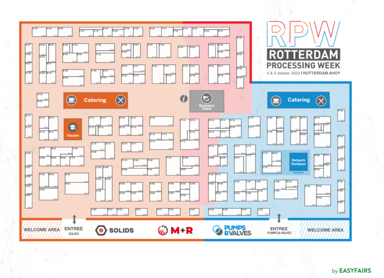 Plattegrond Rotterdam Processing Week | 4 & 5 oktober 2023