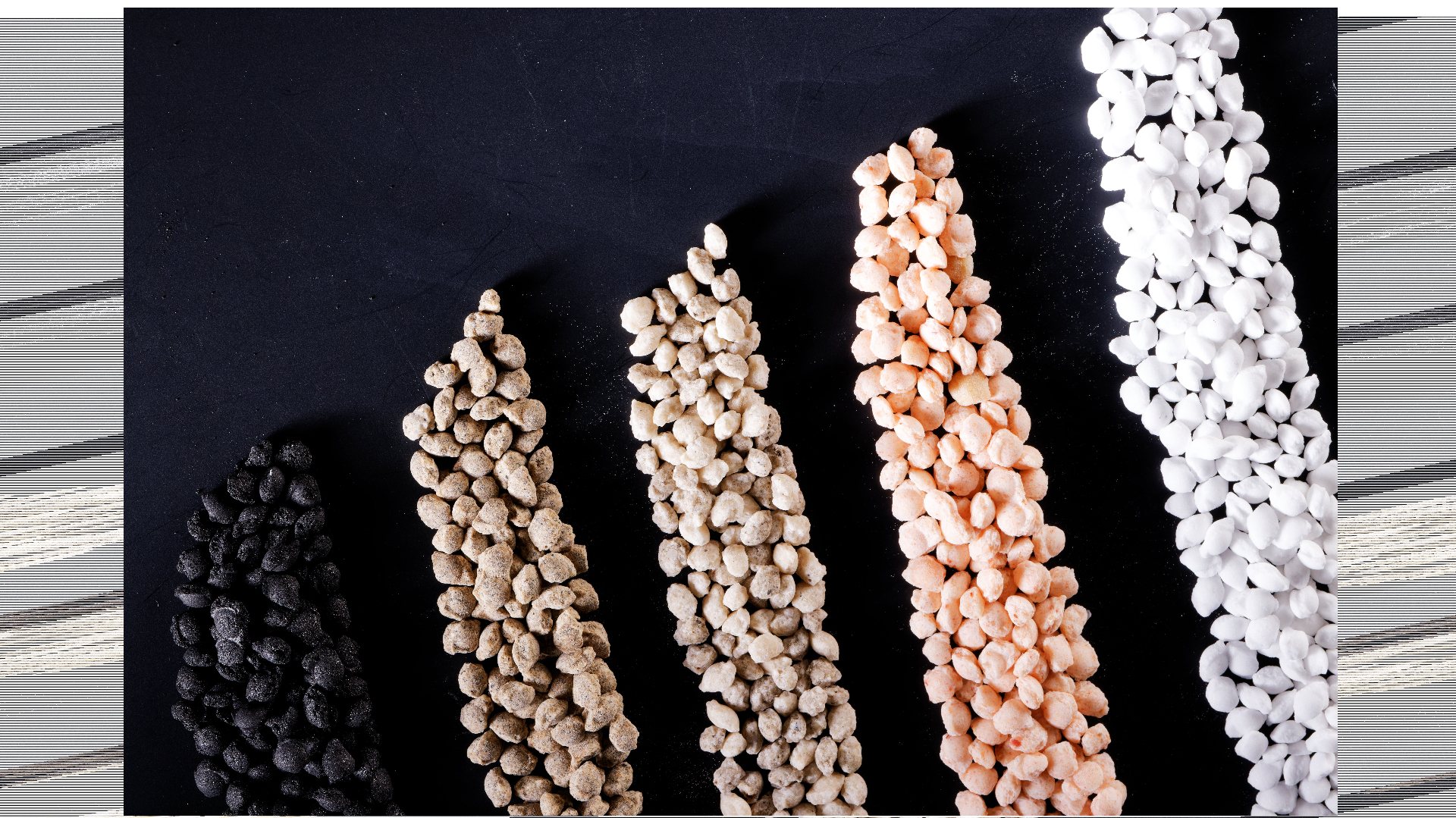 Different types of post-compaction granules – Solids Rotterdam