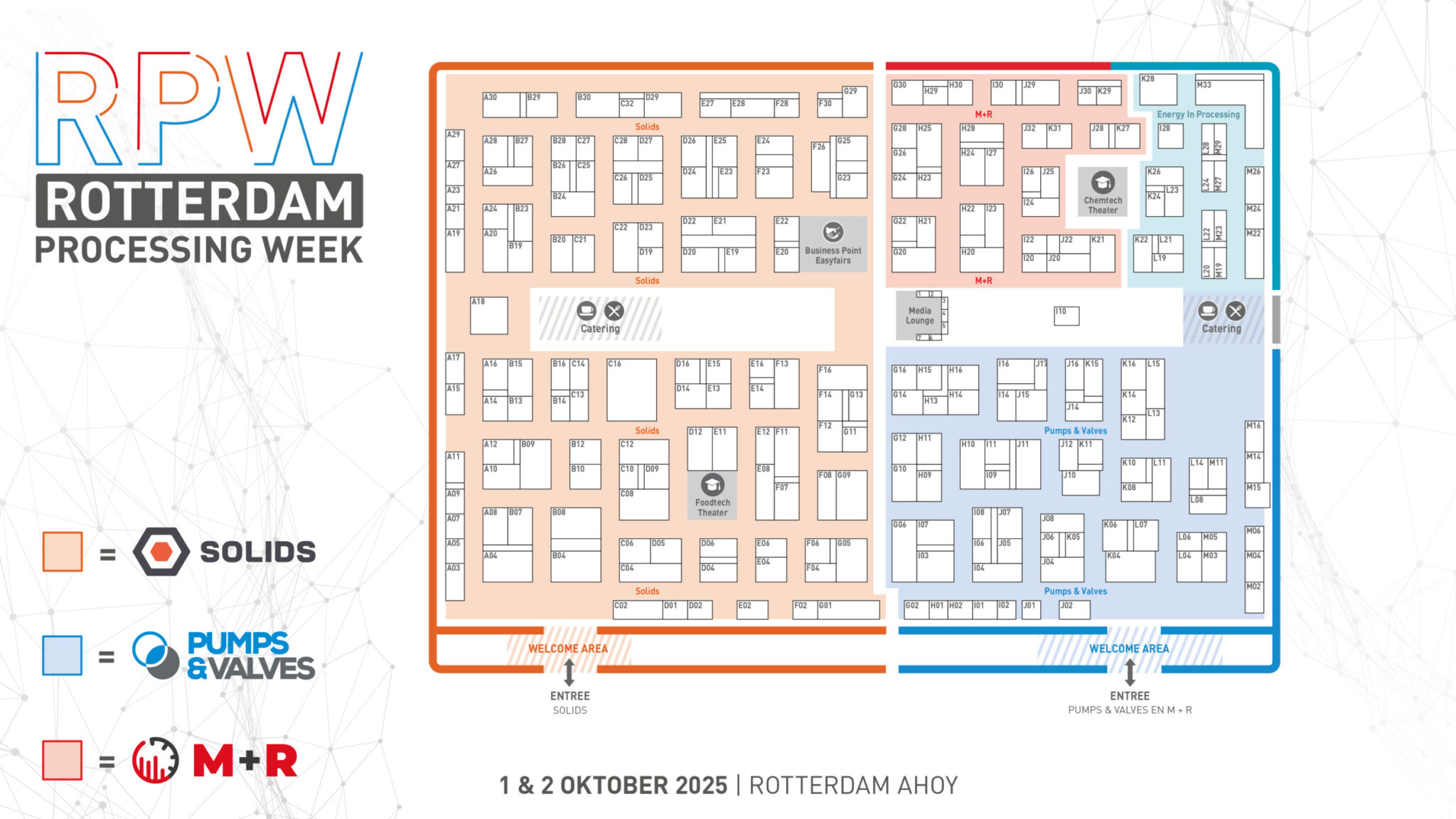 Plattegrond Rotterdam Processing Week | 1 & 2 oktober 2025