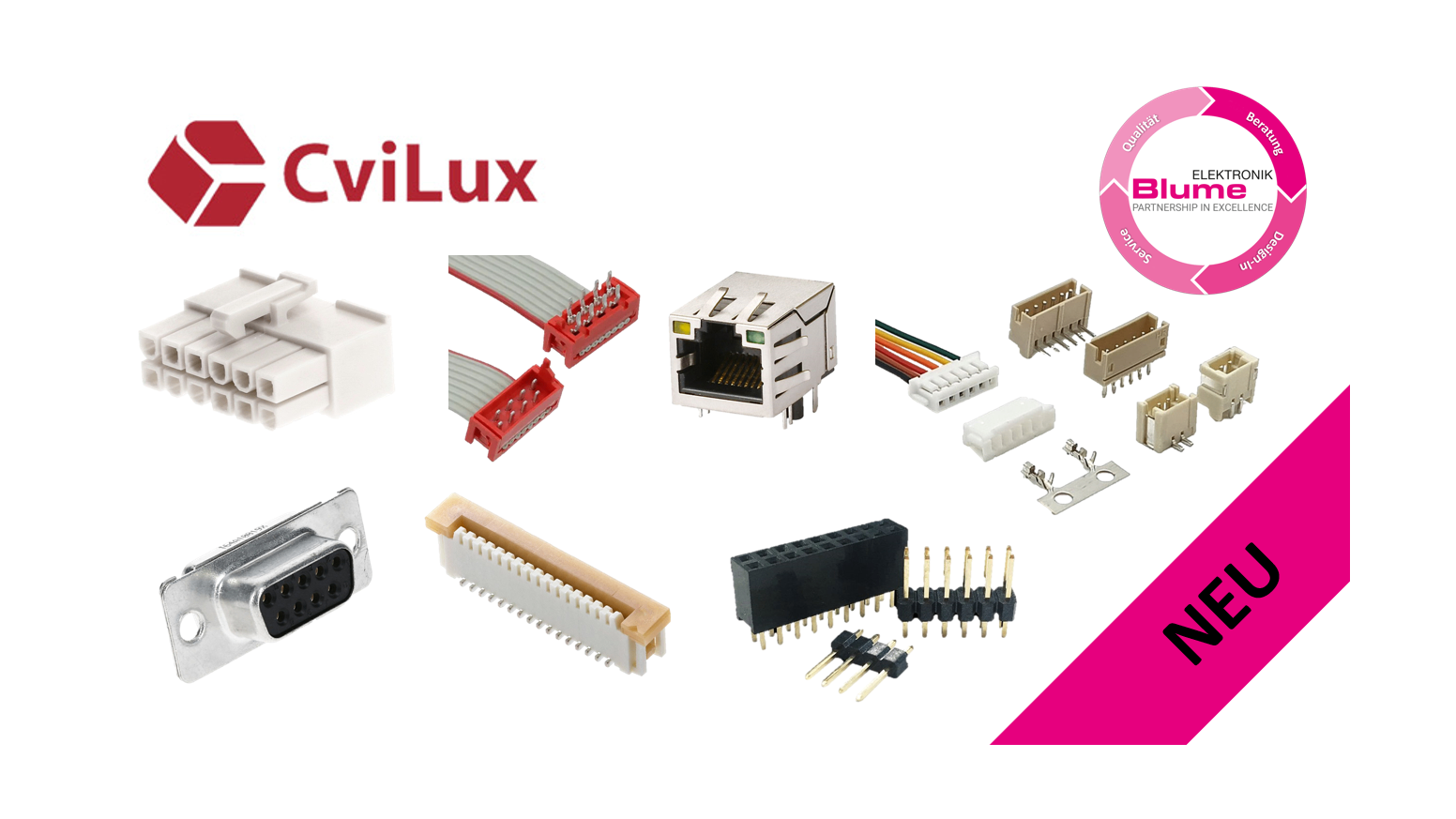 CviLux connector – NEW at Blume Elektronik – FMB Messe EN