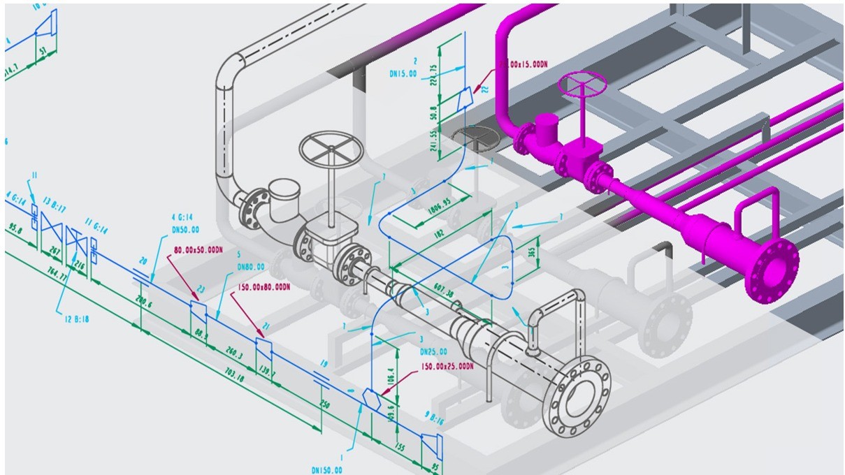Piping Design Software – M4 PLANT – FMB Messe EN
