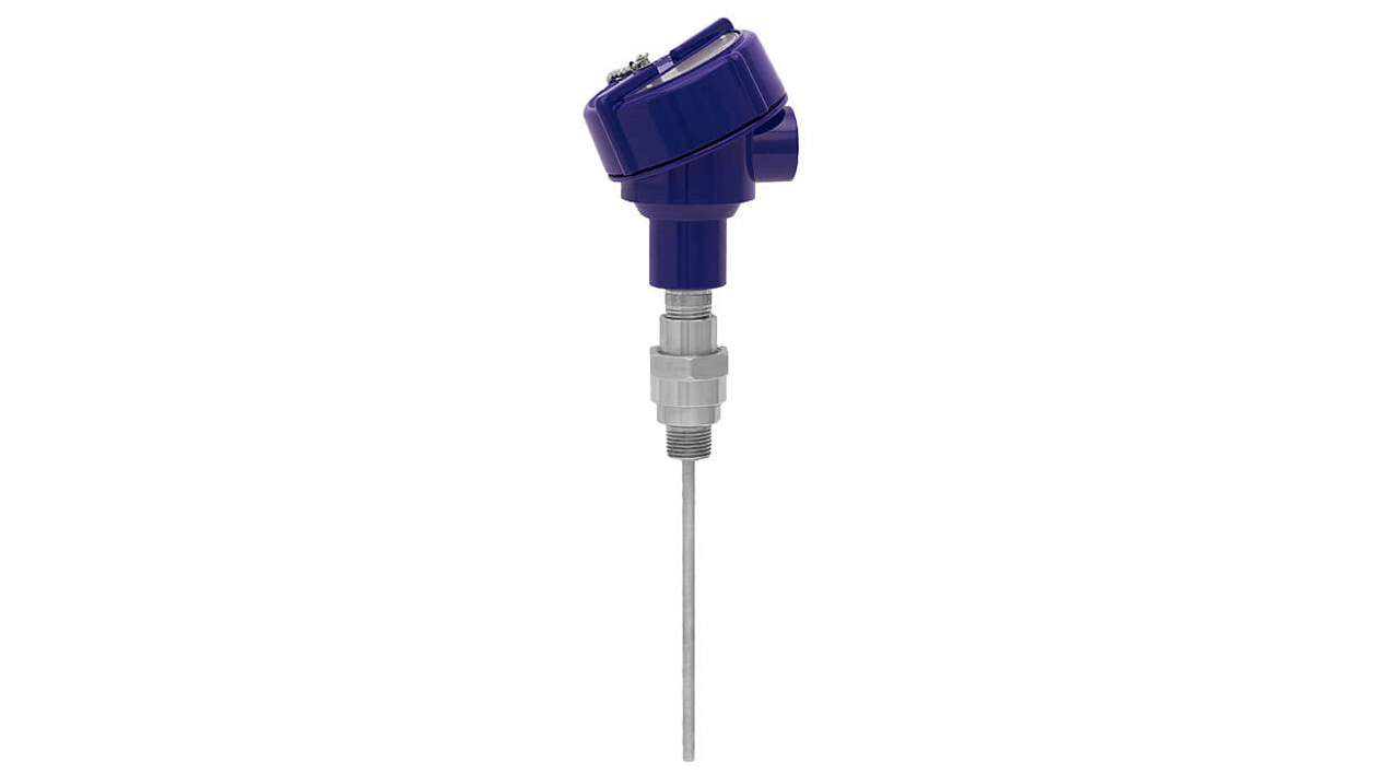 Threaded resistance thermometer, model TR10-D