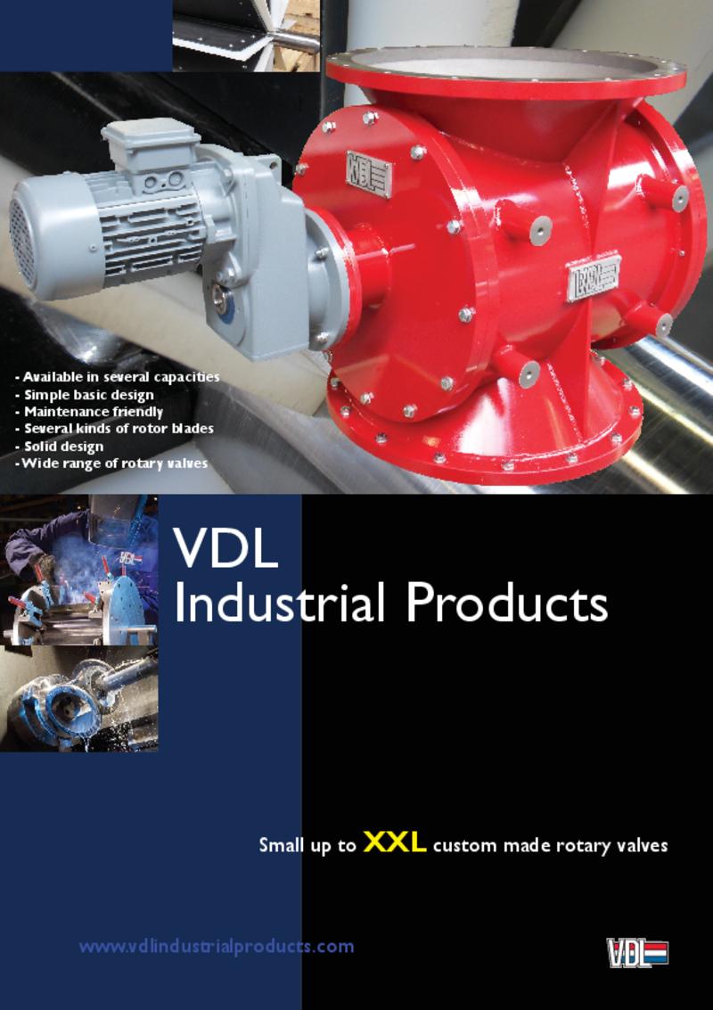 VDL Industrial Products expands its range of rotary valves