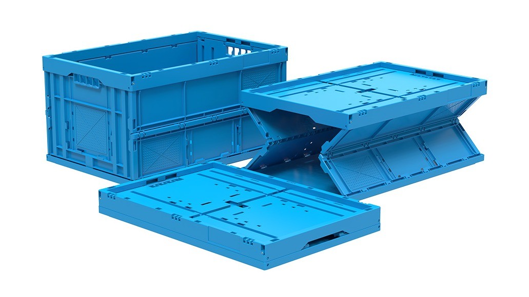 WALTHER Foldable containers – EMPACK Messe DE