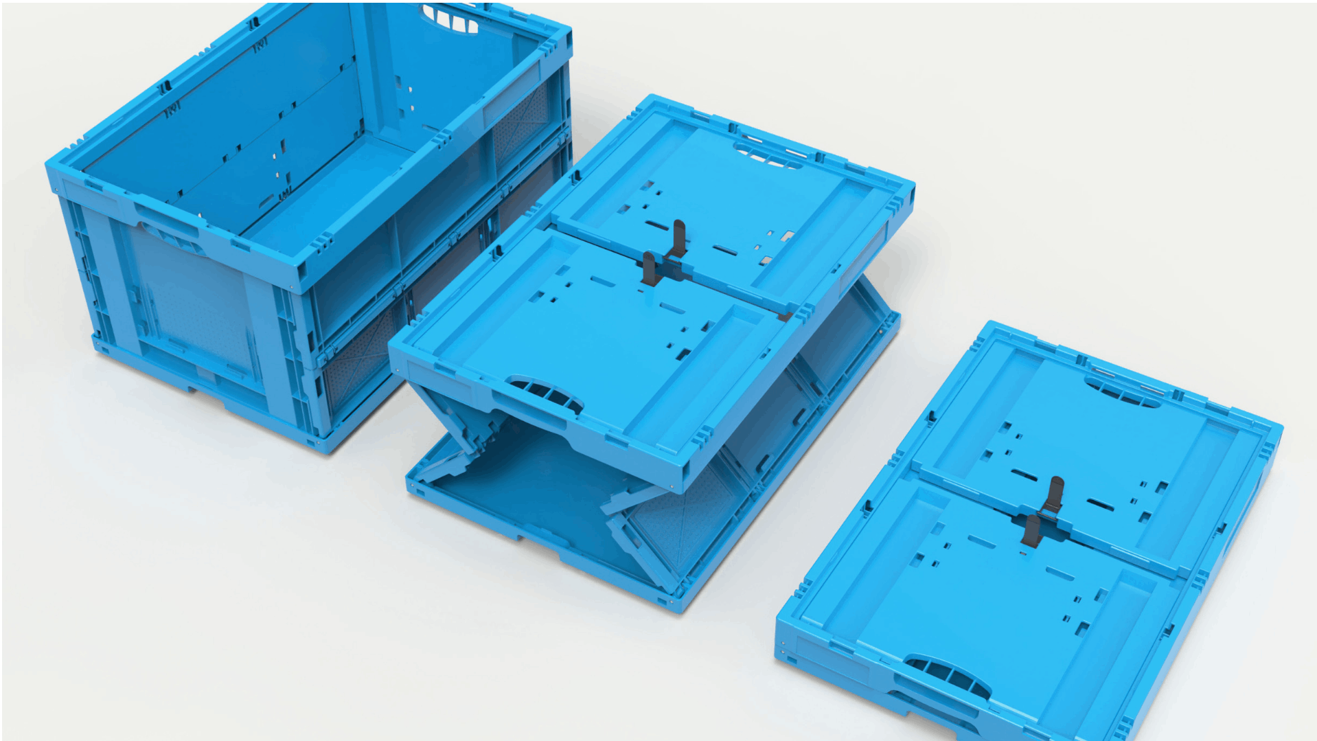 WALTHER Foldable containers – EMPACK Messe DE