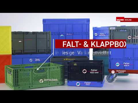 WALTHER Foldable containers – EMPACK Messe DE