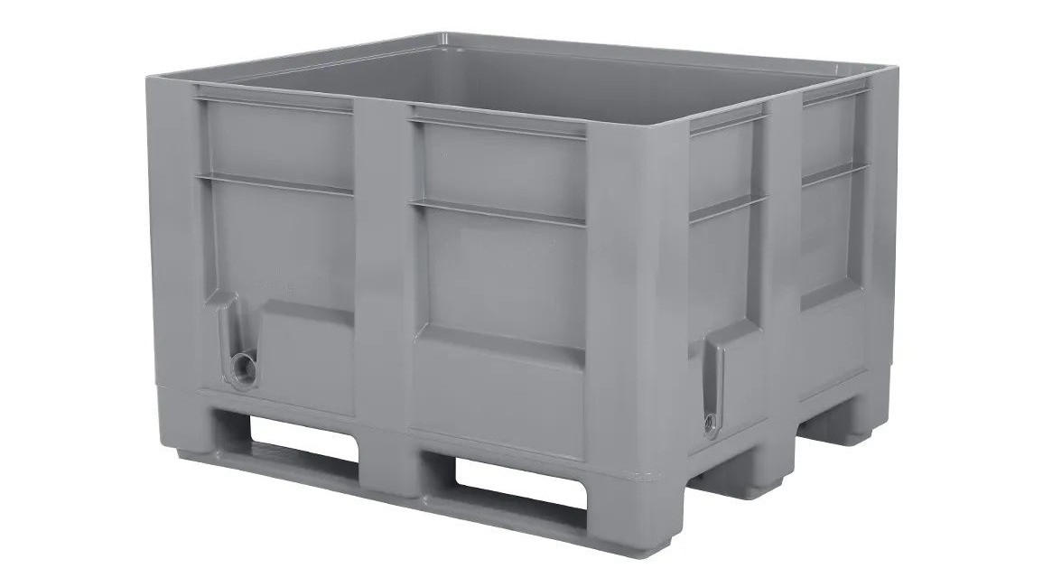 HB3 plastic palletbox – EMPACK Messe DE