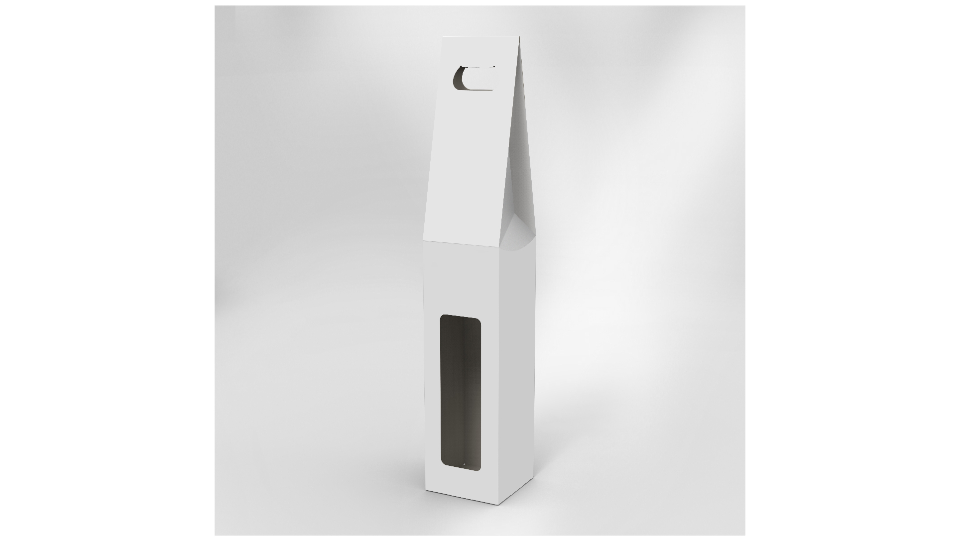 Flaschenverpackung mit Sichtfenster und Tragegriff – EMPACK Messe DE