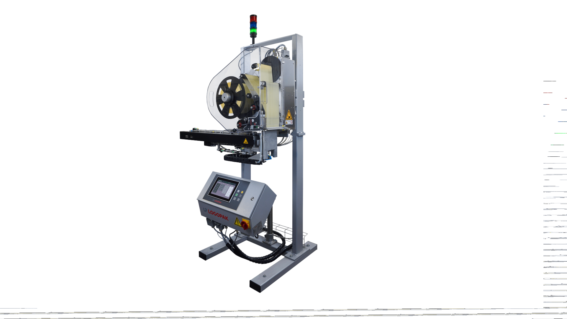 Series 715 PF – pallet labelling system – EMPACK Messe DE