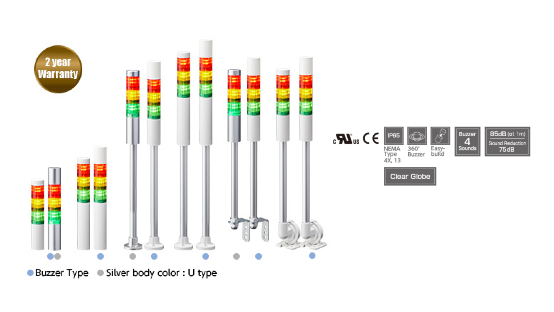 LR-Series: LED Signal Tower Lights – All About Automation