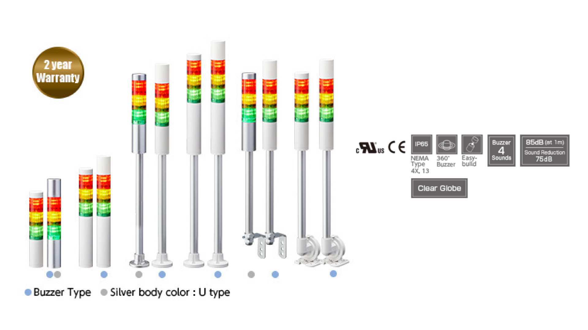 LR-Series: LED Signal Tower Lights – All About Automation