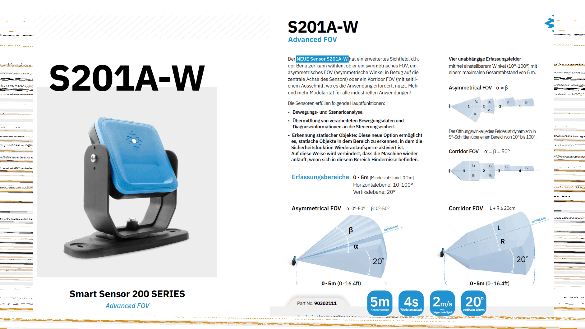 Der neue Radarsensor S201A-W mit erweitertem Sichtfeld – All About ...