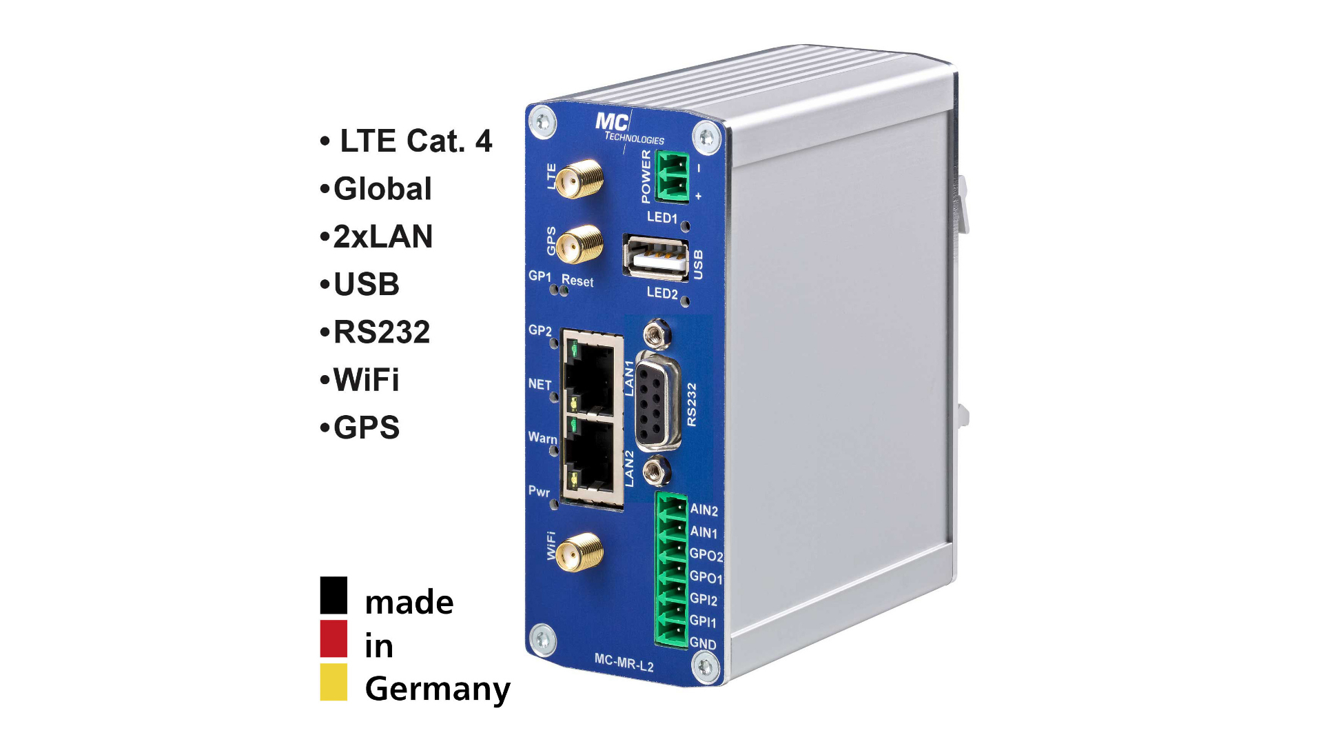 MC-MR-L2 Router Global GPS – All About Automation