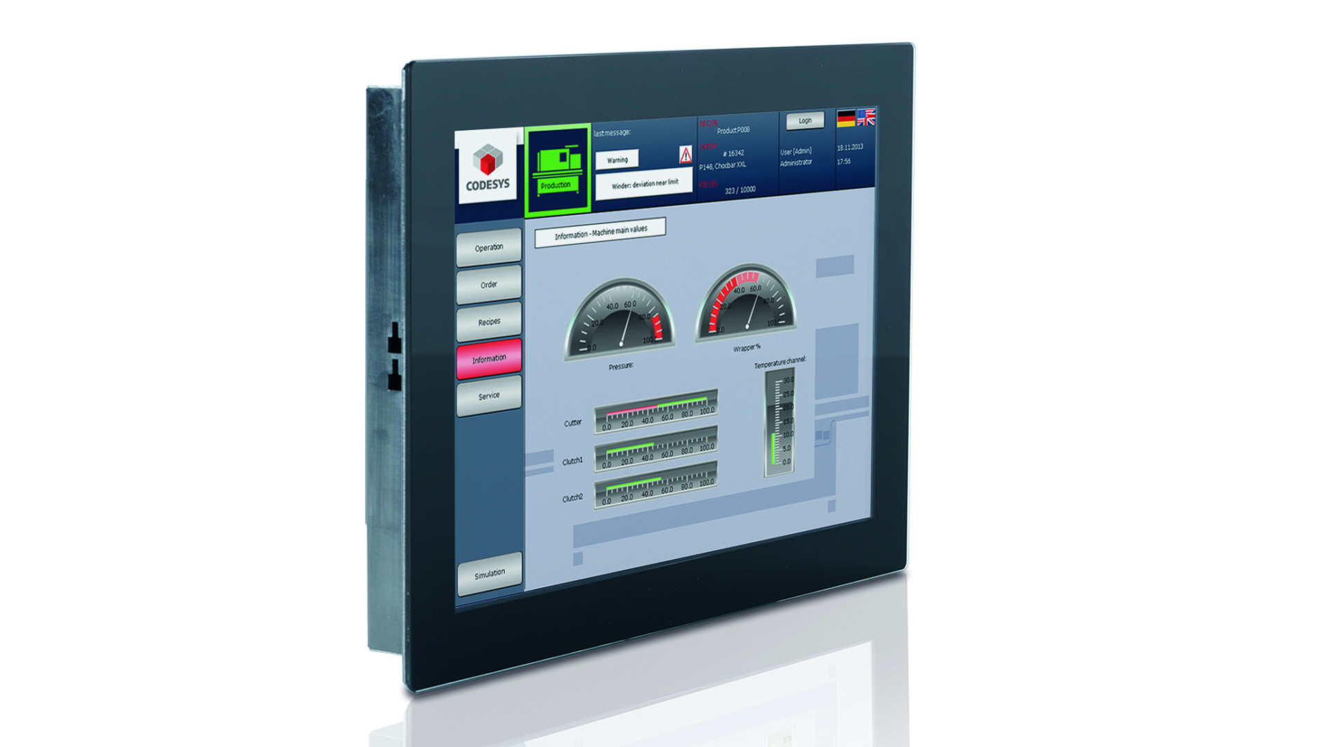 Display PLC with capacitive and resistive touch – All About Automation ...