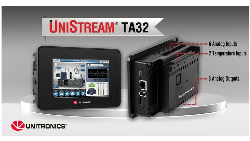 UniStream TA32 is a comprehensive process control solution with onboard I/Os, versatile ...
