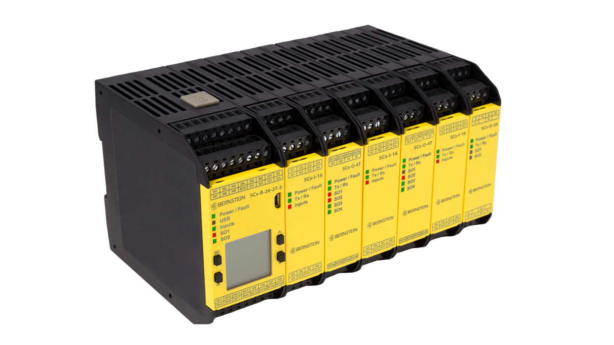 Safety controller SCx – Expandable safety controller for complex ...