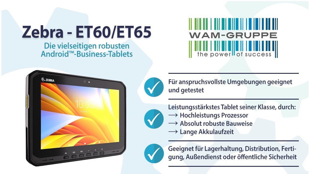 Zebra – ET60/ET65 – All About Automation Düsseldorf