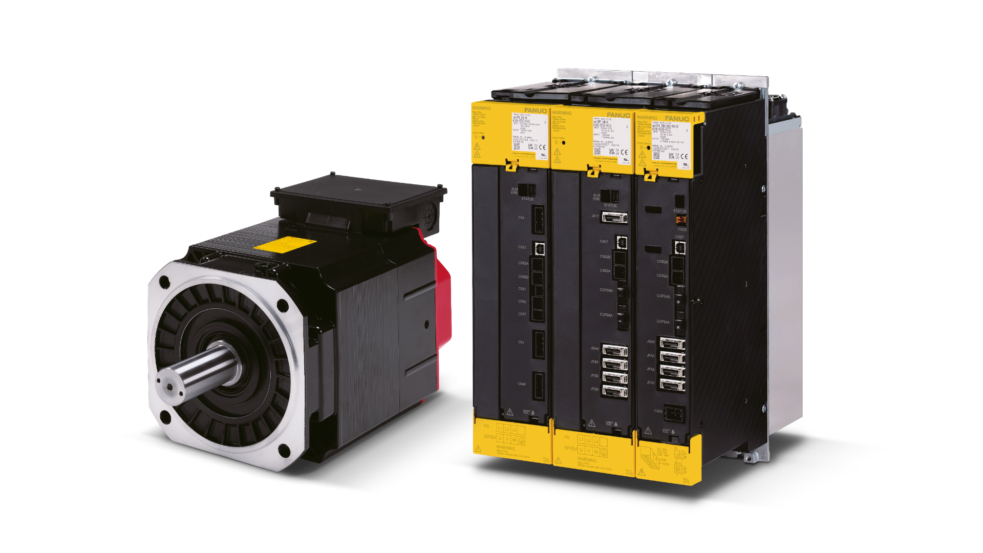 Servo and spindle motors in a wide range of sizes and perfectly matched ...