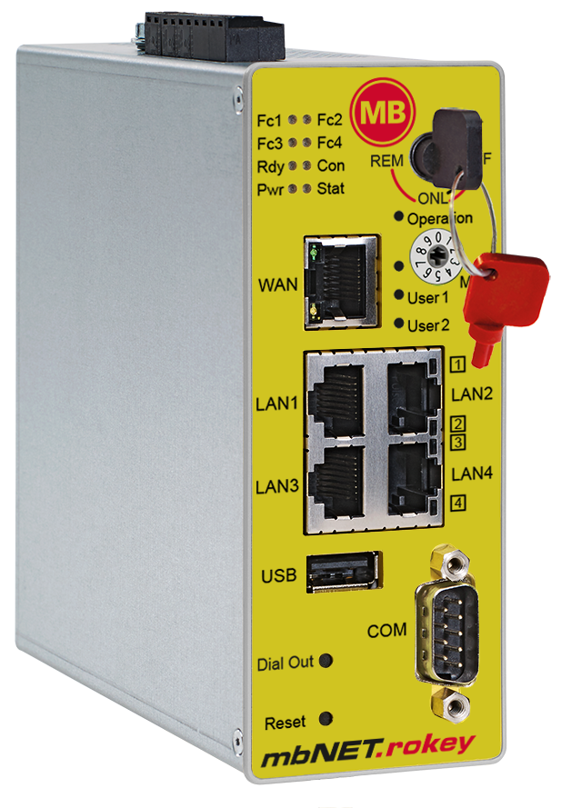 mbNET.rokey – Secure industrial router with keyswitch – All About ...