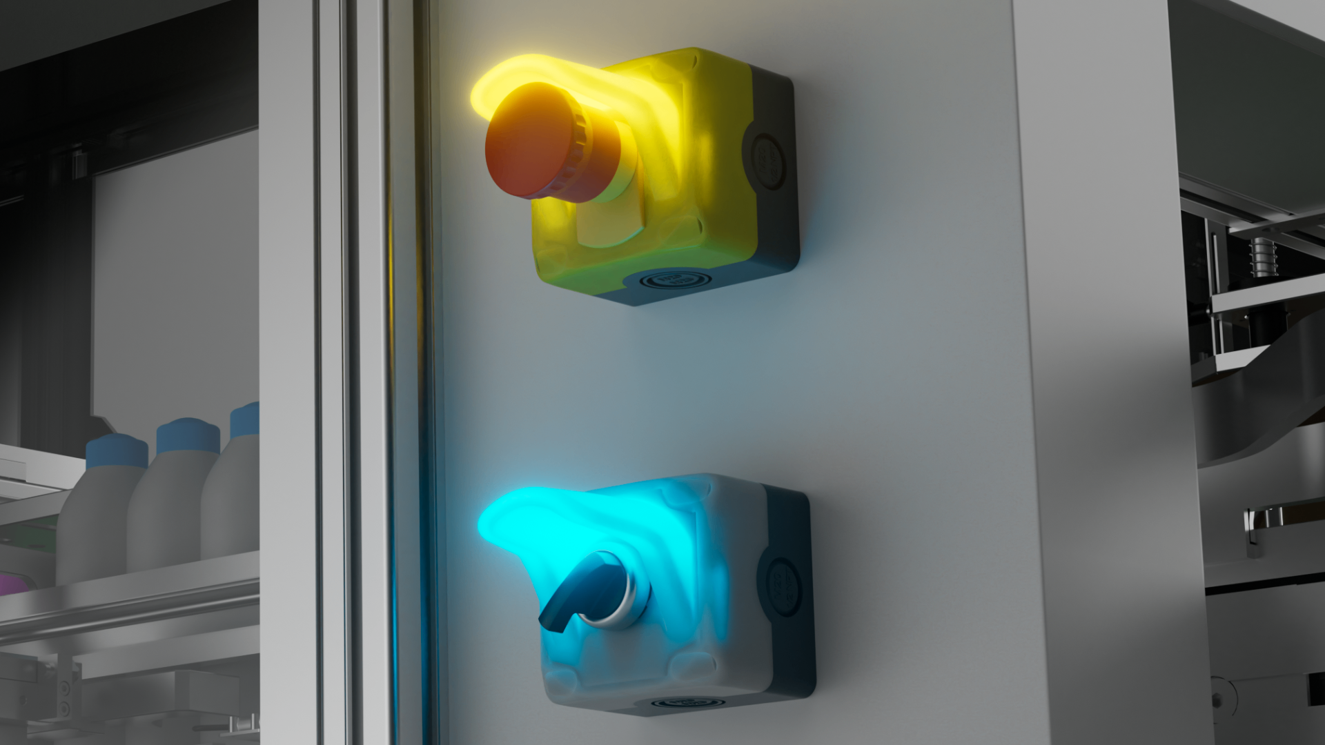 ES series housing with illuminated guard and buzzer – All About ...
