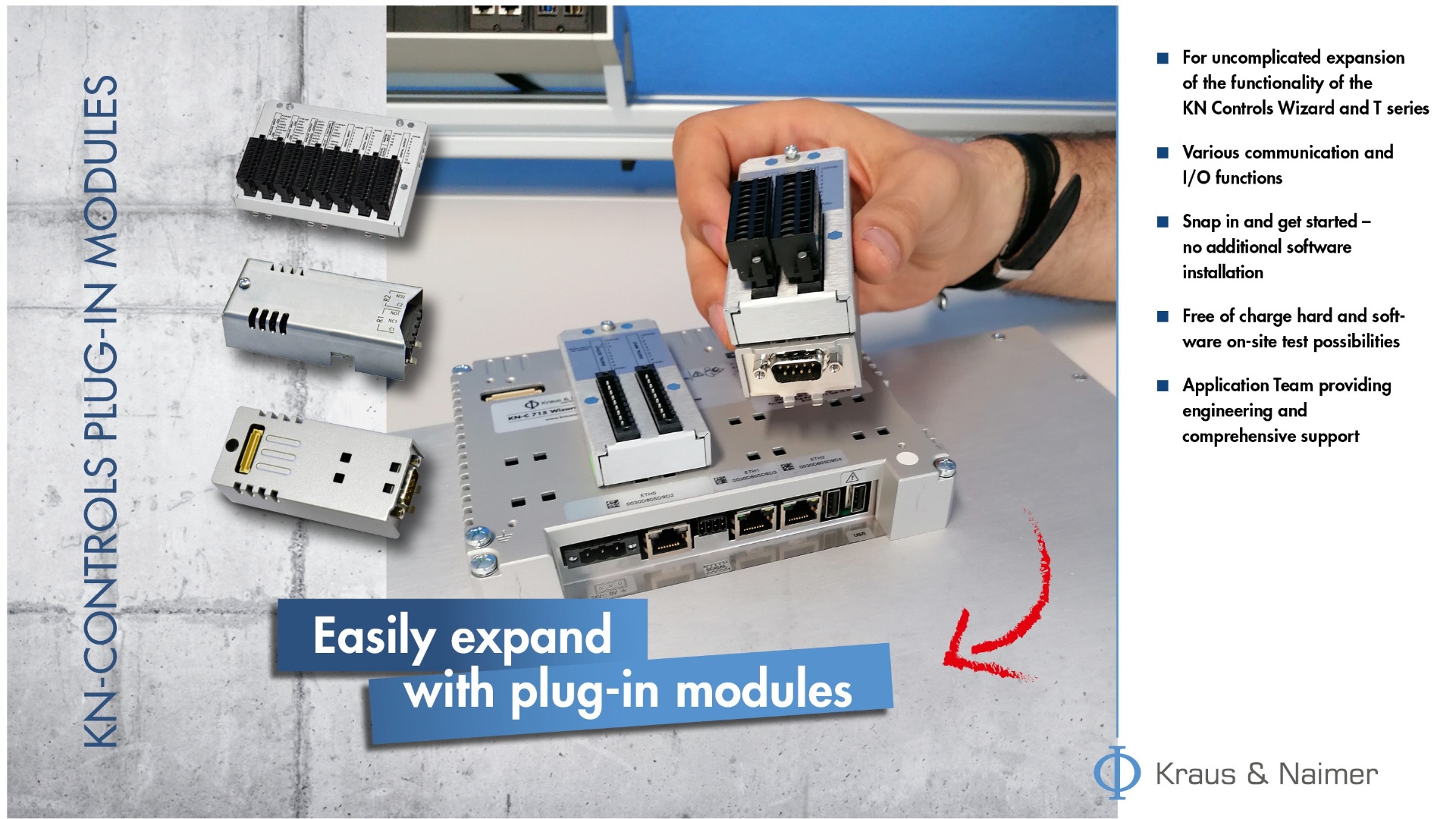 KN Controls Plug in Module – All About Automation Friedrichshafen