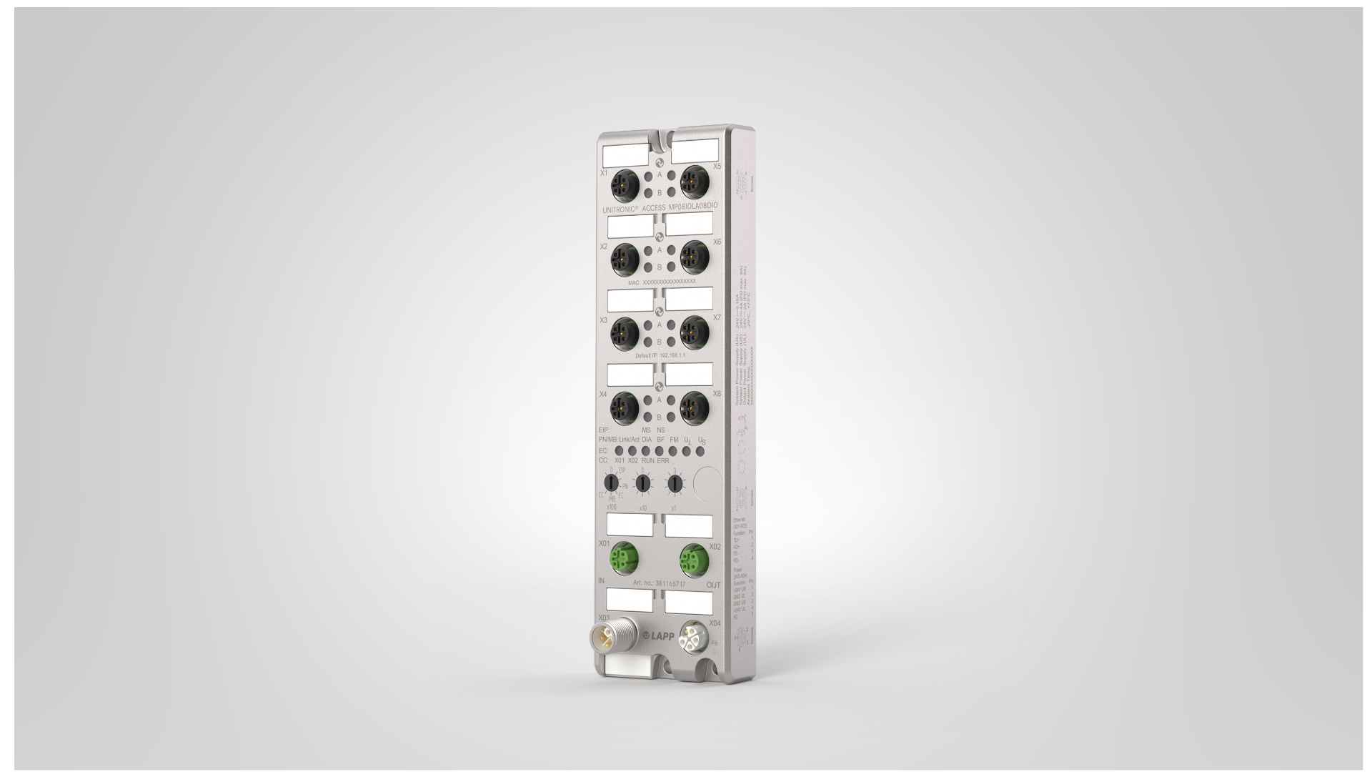 Remote I/O devices from LAPP – ecentralised acquisition and control of ...