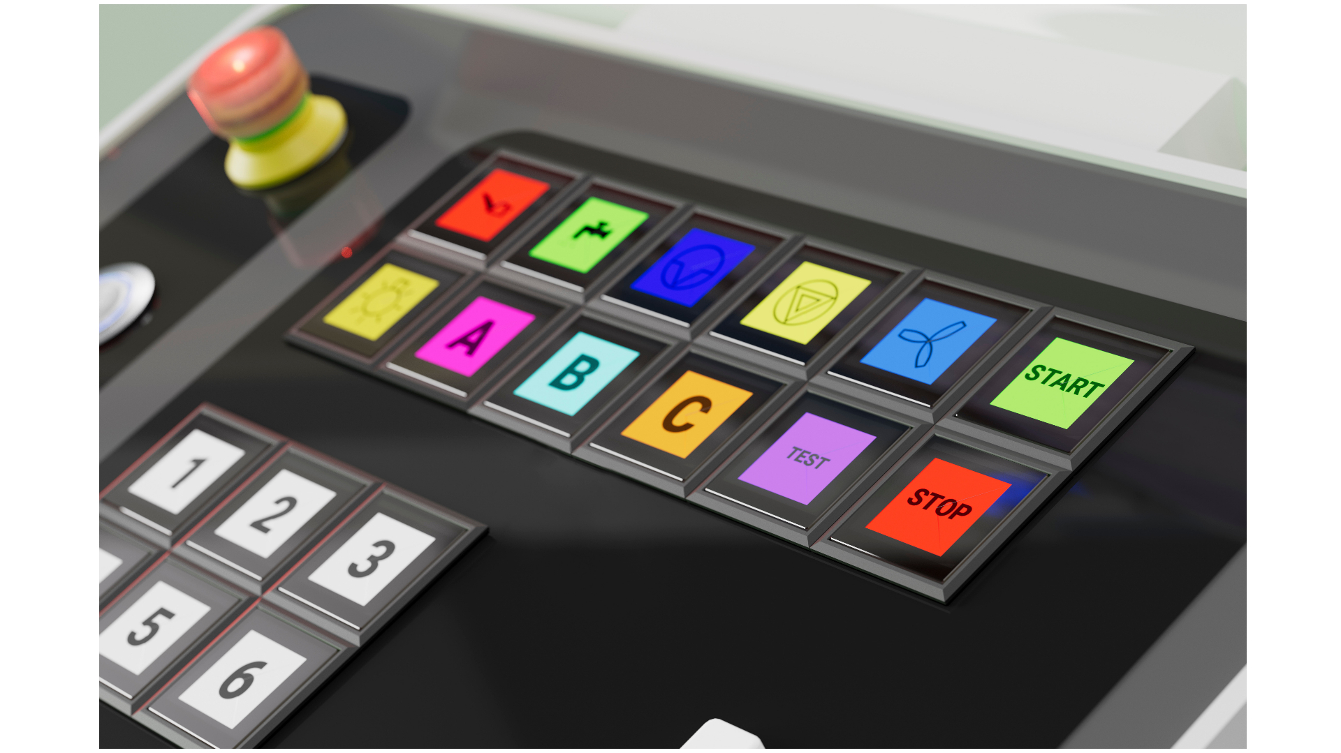 Integrated display in a pushbutton – All About Automation Friedrichshafen