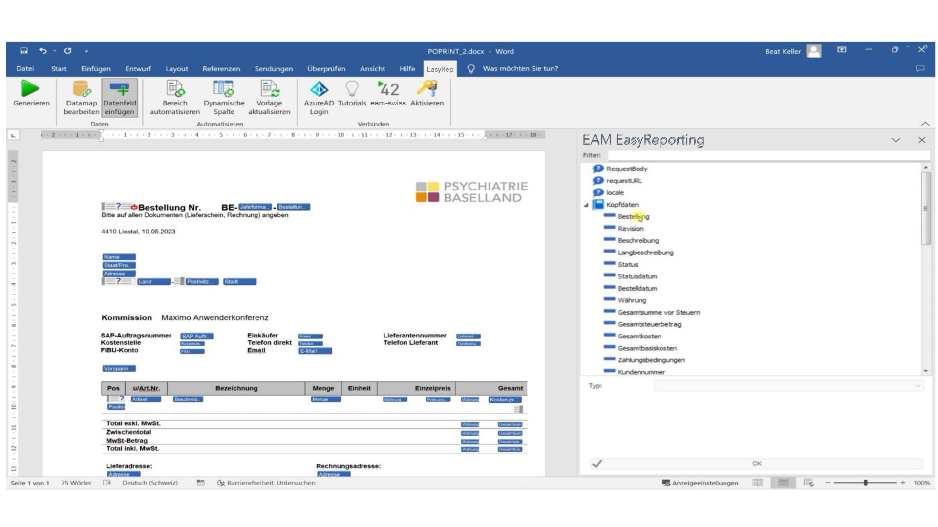 EAM EasyReporting for Maximo – All About Automation Friedrichshafen