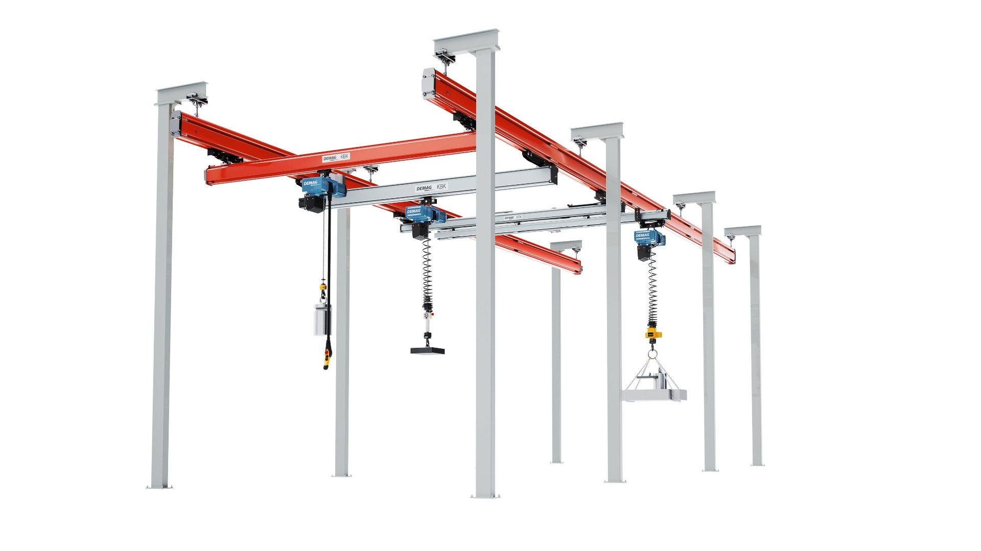 Demag KBK light crane system – All About Automation Friedrichshafen