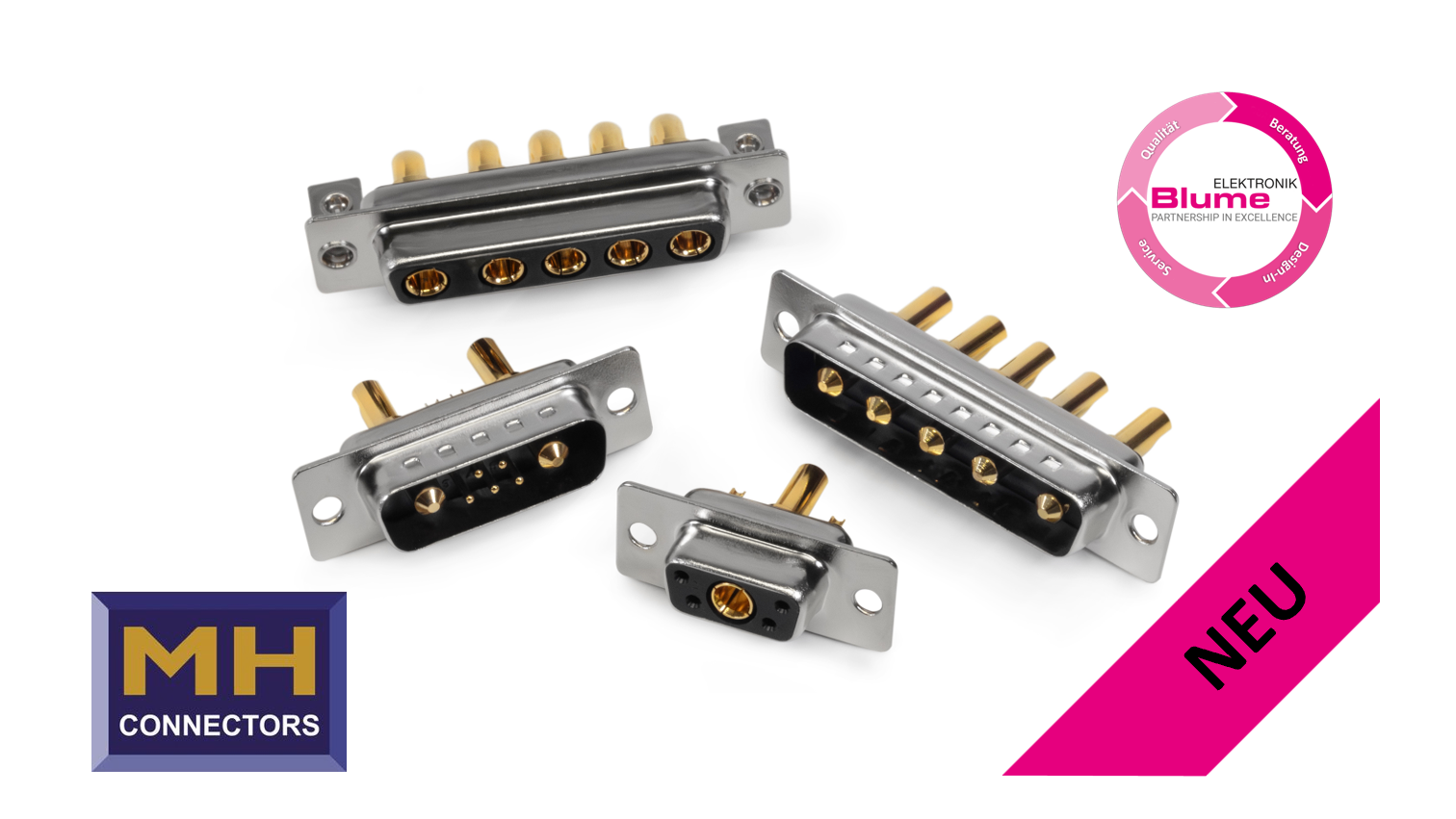 NEW: COMBO D-SUBS FROM MH CONNECTORS AT BLUME ELEKTRONIK – All About Automation Friedrichshafen
