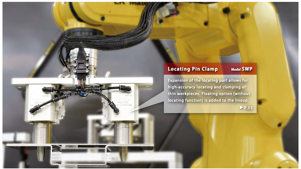 KOSMEK welding and locating pin clamp SWP – Southern Manufacturing And ...