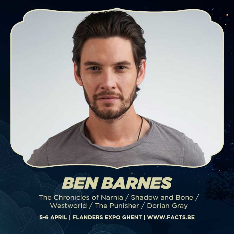 Actor Ben Barnes is coming to FACTS on April 5-6, 2025!