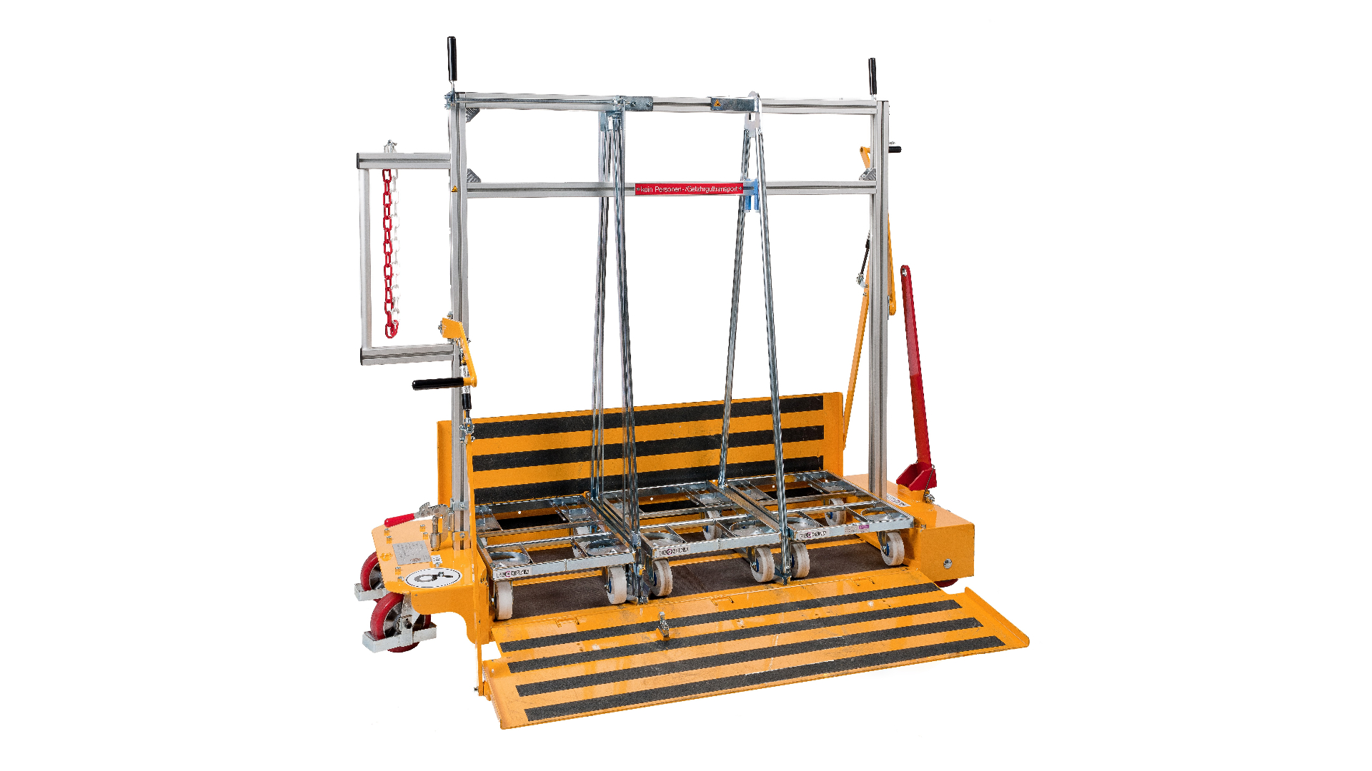 Taxi cart for internal transport – EMPACK Messe DE