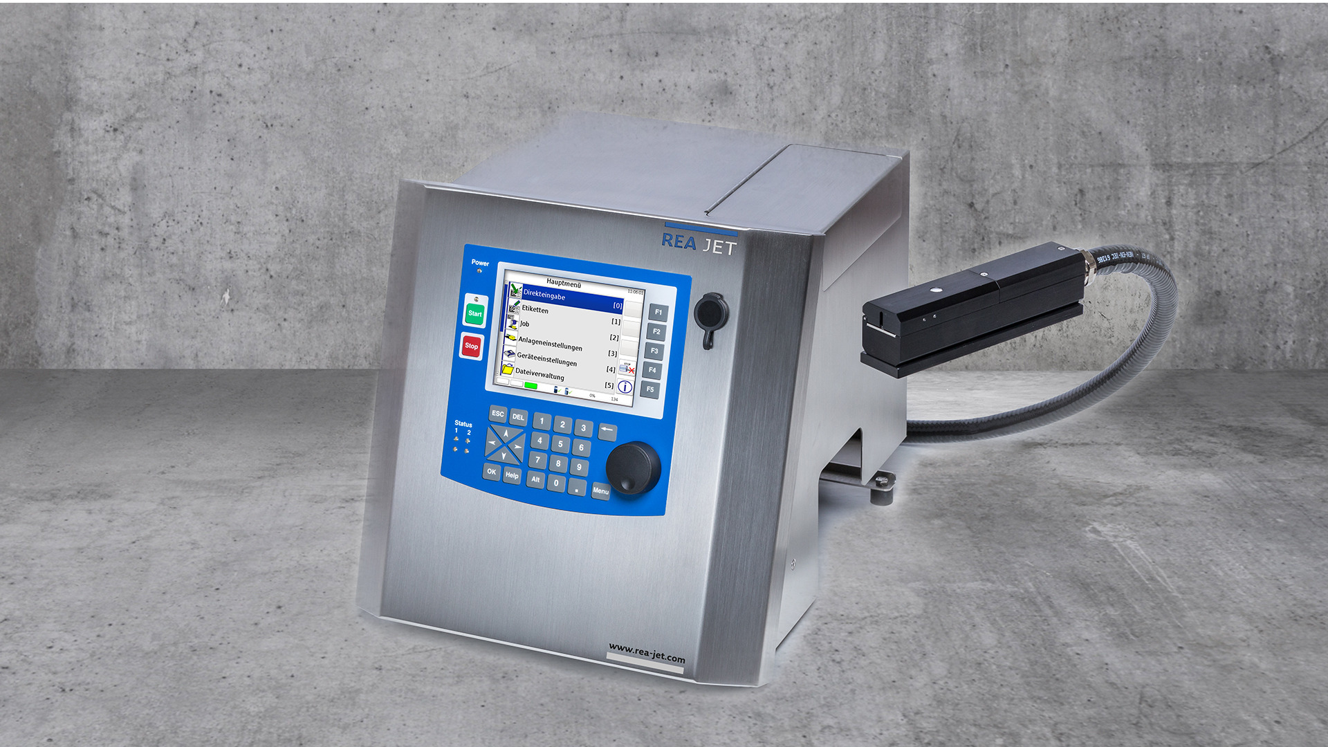 REA JET SC 2.0: Small Character Inkjet Printer based on Continuous ...