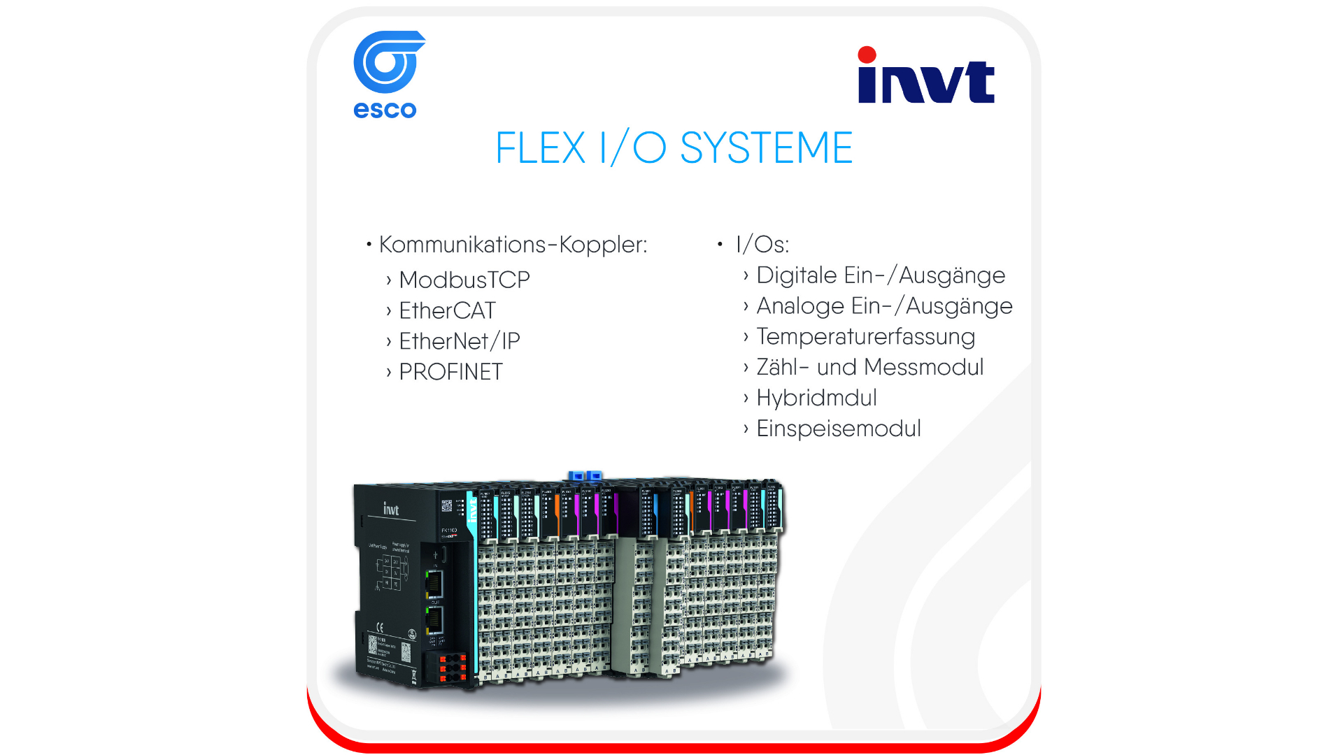 INVT I/O Flex Systeme – EMPACK Hamburg