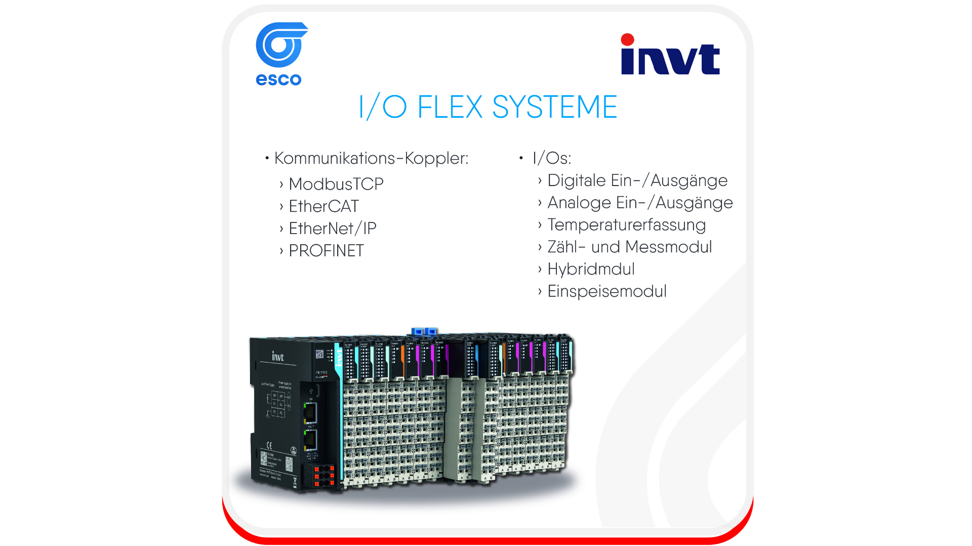 INVT I/O Flex Systems – EMPACK Messe DE