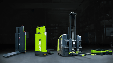Automated Guided Vehicles (AGV) AGILOX – EMPACK Messe DE