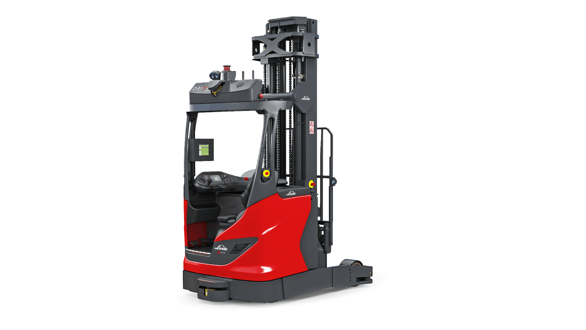 Autonomous reach truck R-MATIC – EMPACK Messe DE