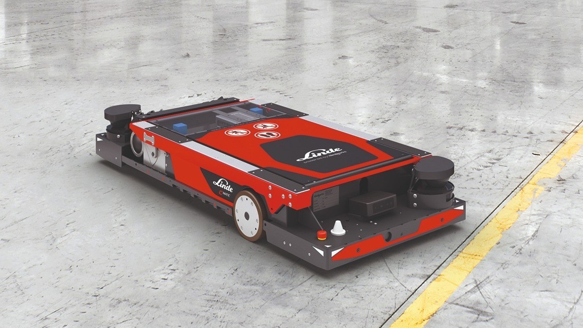 C-MATIC HP automated transport robot – EMPACK Messe DE