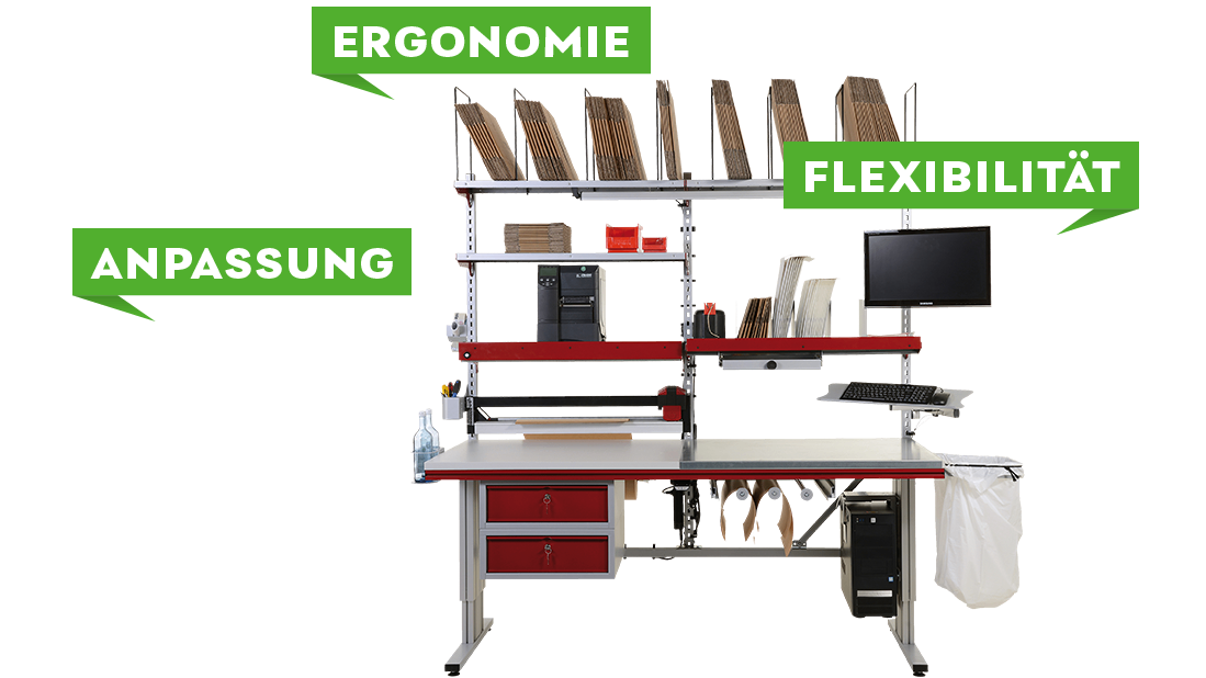 Packtisch – SYSTEM FLEX – EMPACK Dortmund