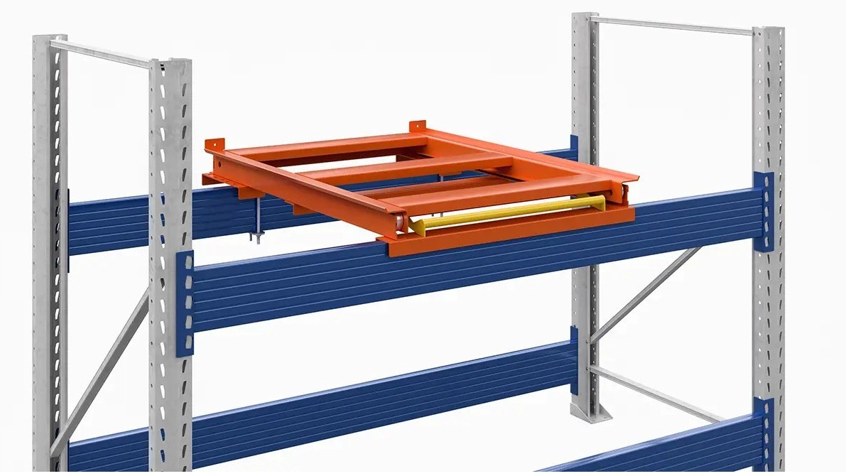 Pallet extractor drawers – EMPACK Messe DE