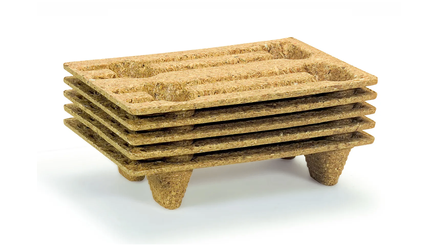 INKA pallets – the one-way pallet – EMPACK Messe DE