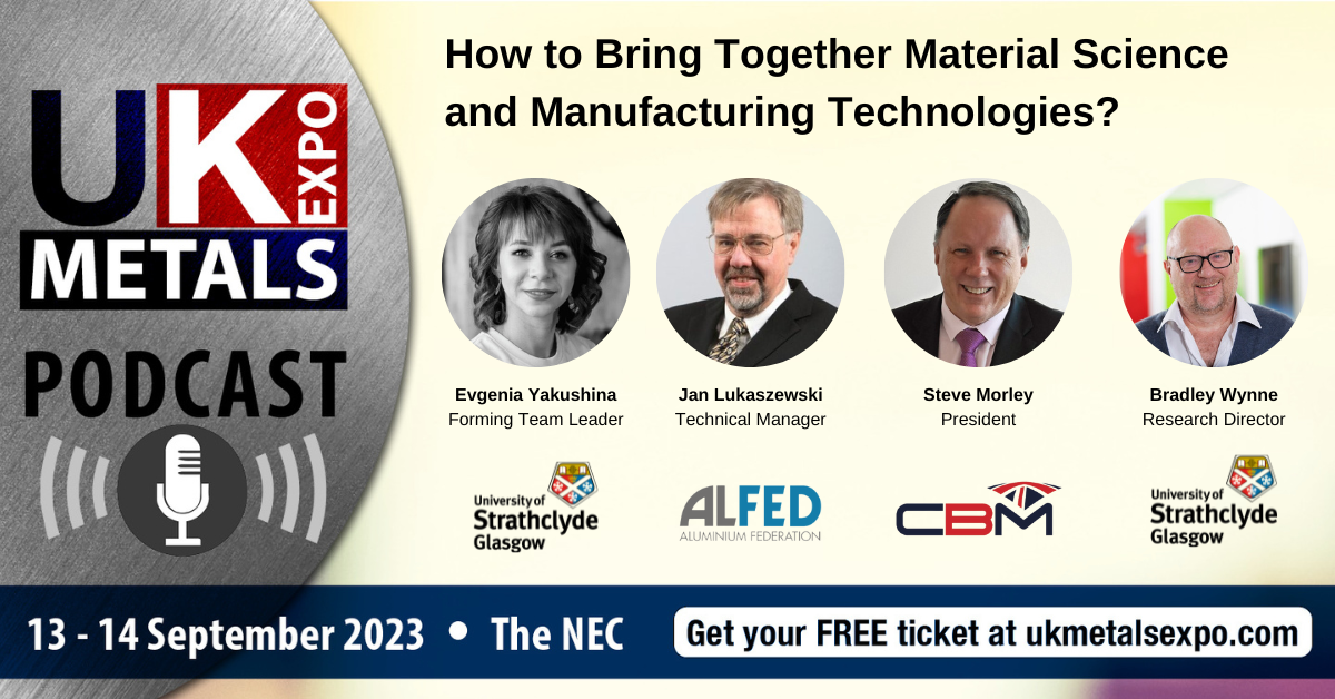 How to Bring Together Material Science and Manufacturing Technologies ...