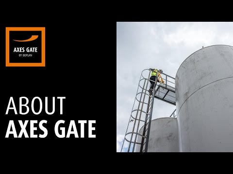 AXES GATE – Valbeveiliging voor kooiladders & werkplatformen. – Empack ...