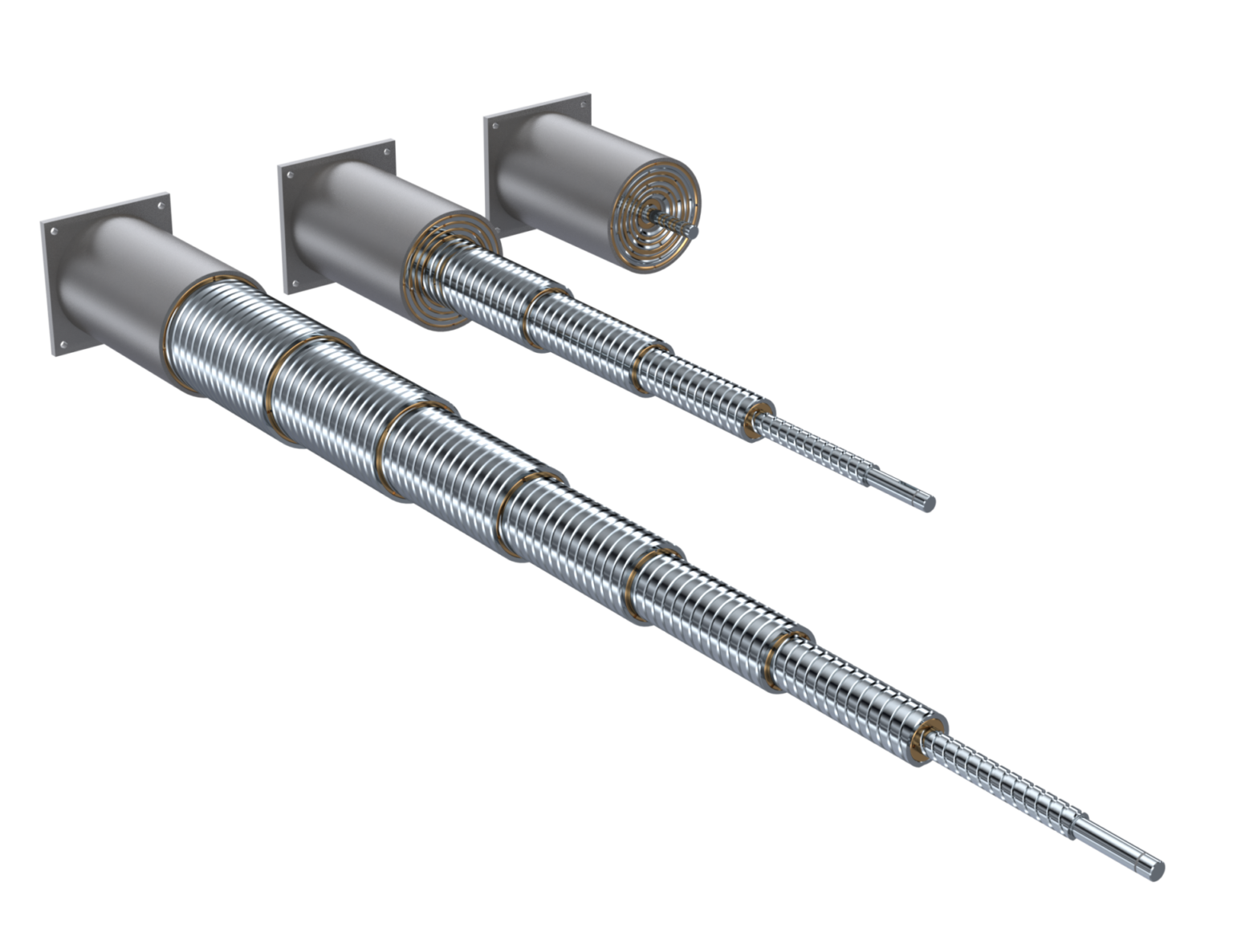 Multi-stage telescopic screw drive M-TEG – All About Automation DE