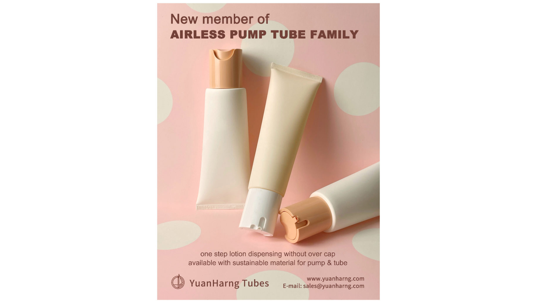 Airless pump tube – Paris Packaging Week