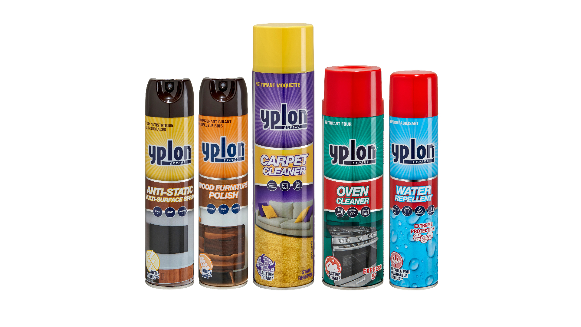 Gamme de nettoyant ménagers YPLON Expert – Paris Packaging Week