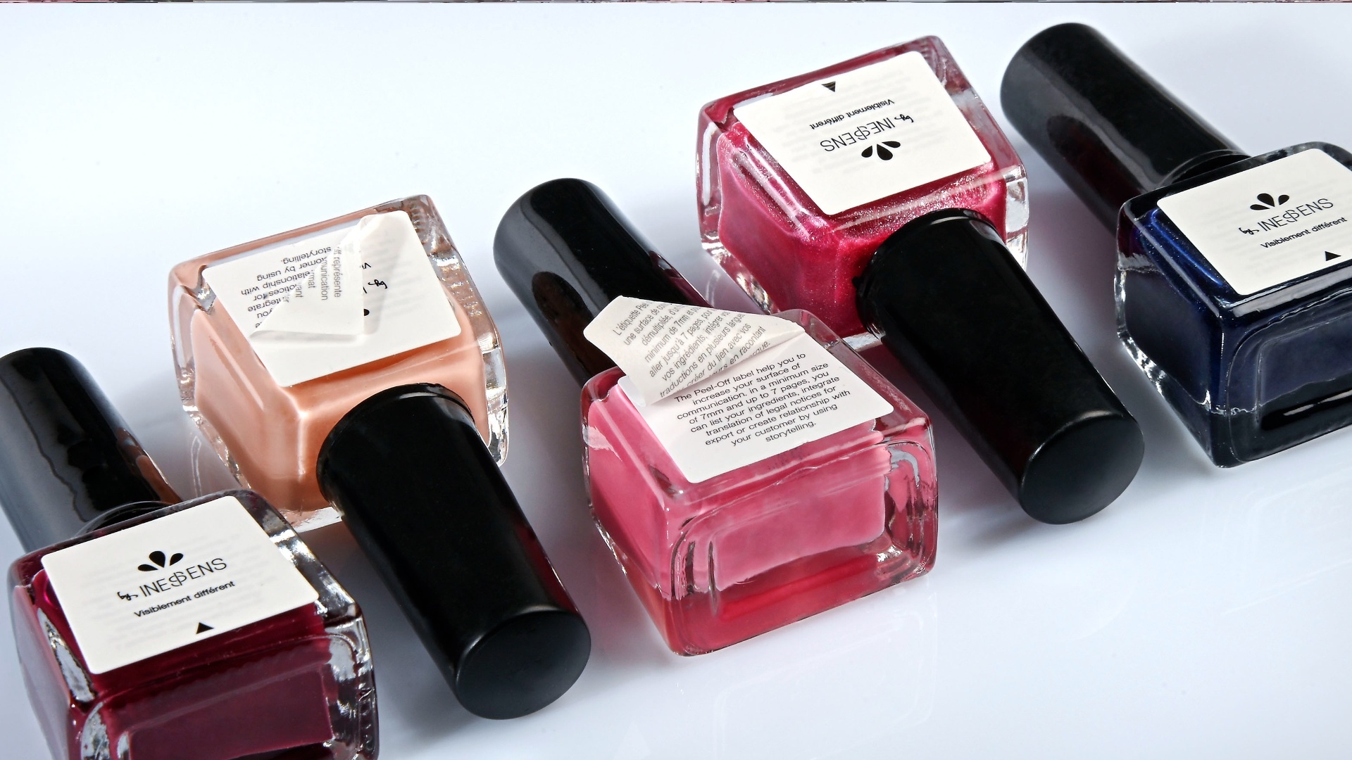 Mini peel off labels – Paris Packaging Week